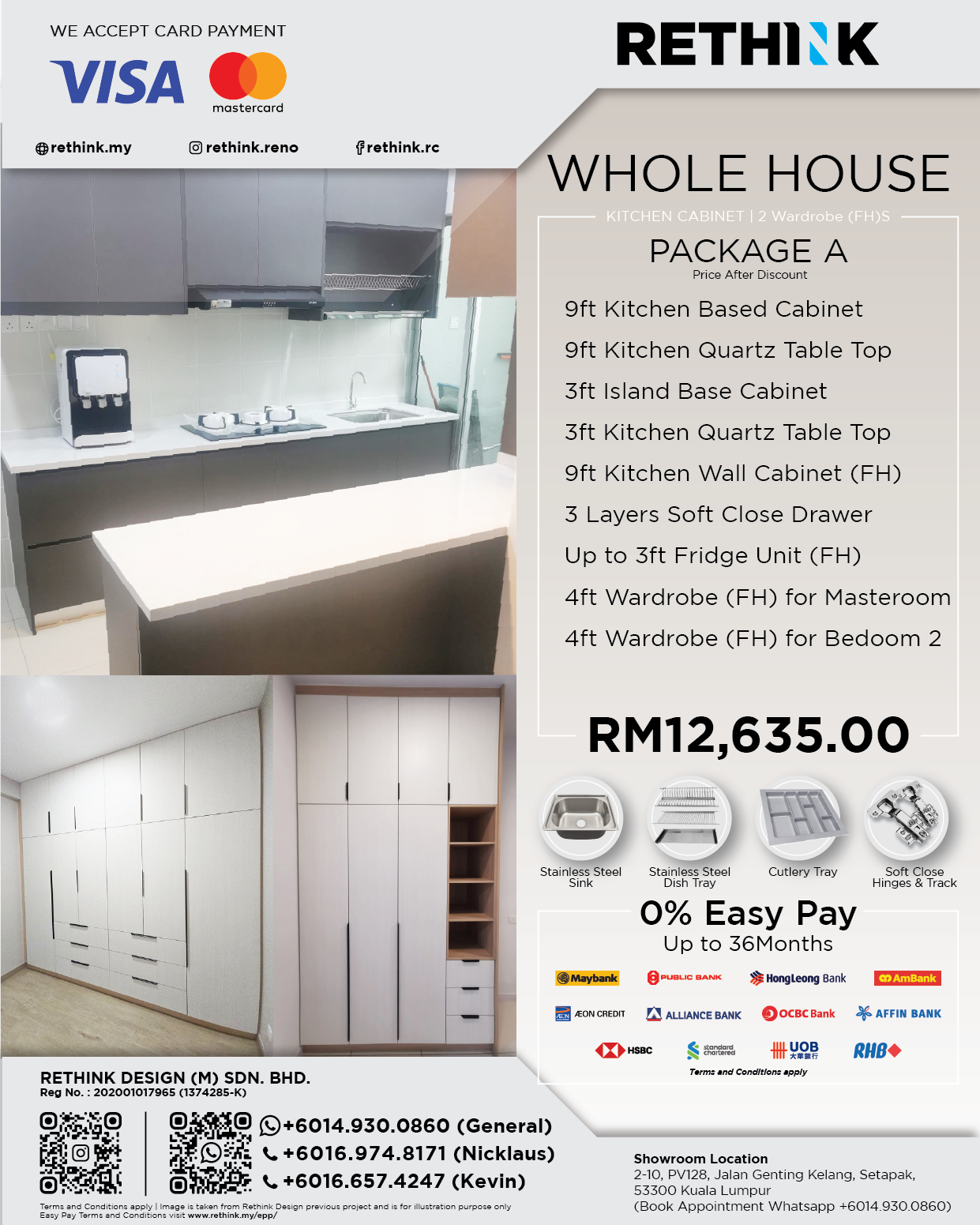 Packages – Rethink Design – Kitchen Cabinet, Wardrobe